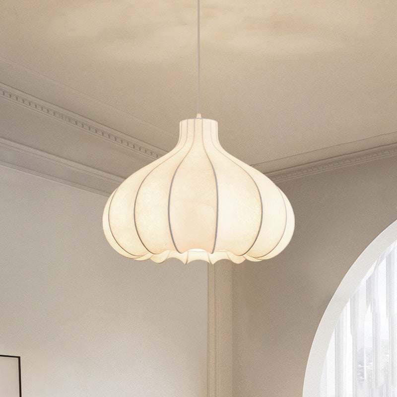 Contemporary Nordic Silk Cocoon Shape Iron 1-Light Pendant Light For ...